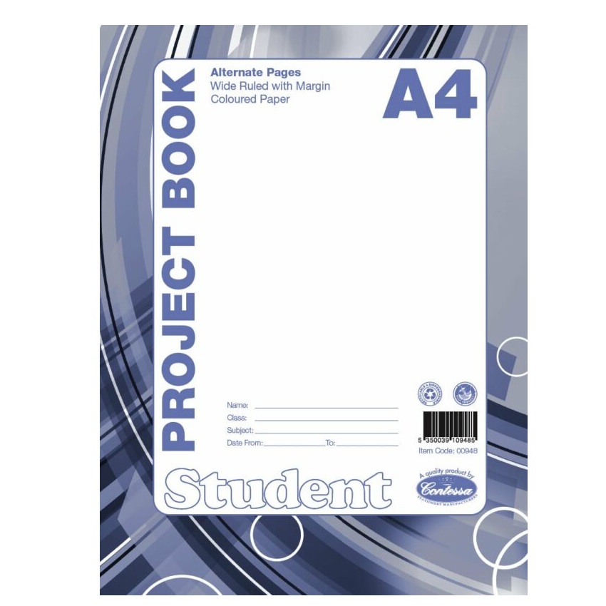 Project Books - A4 Project Book - (Contessa) - 48 pages | CopyQuick