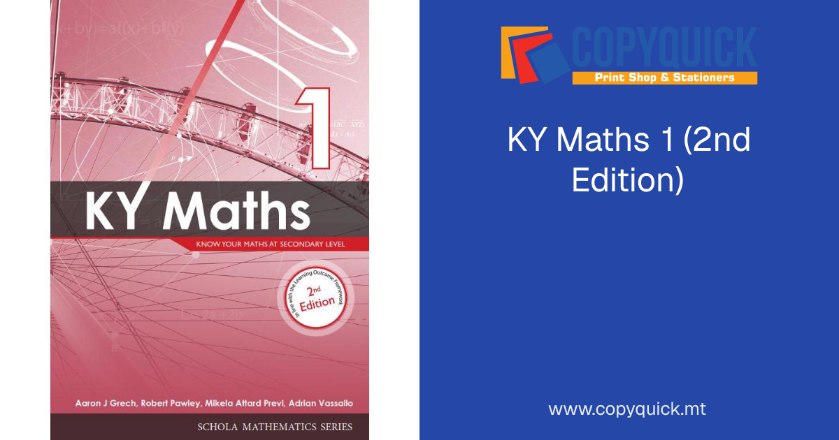KY Maths 1 (2nd Edition) | CopyQuick